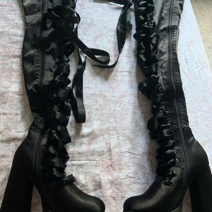Shoes | Platform Thigh High Boots | Poshmark